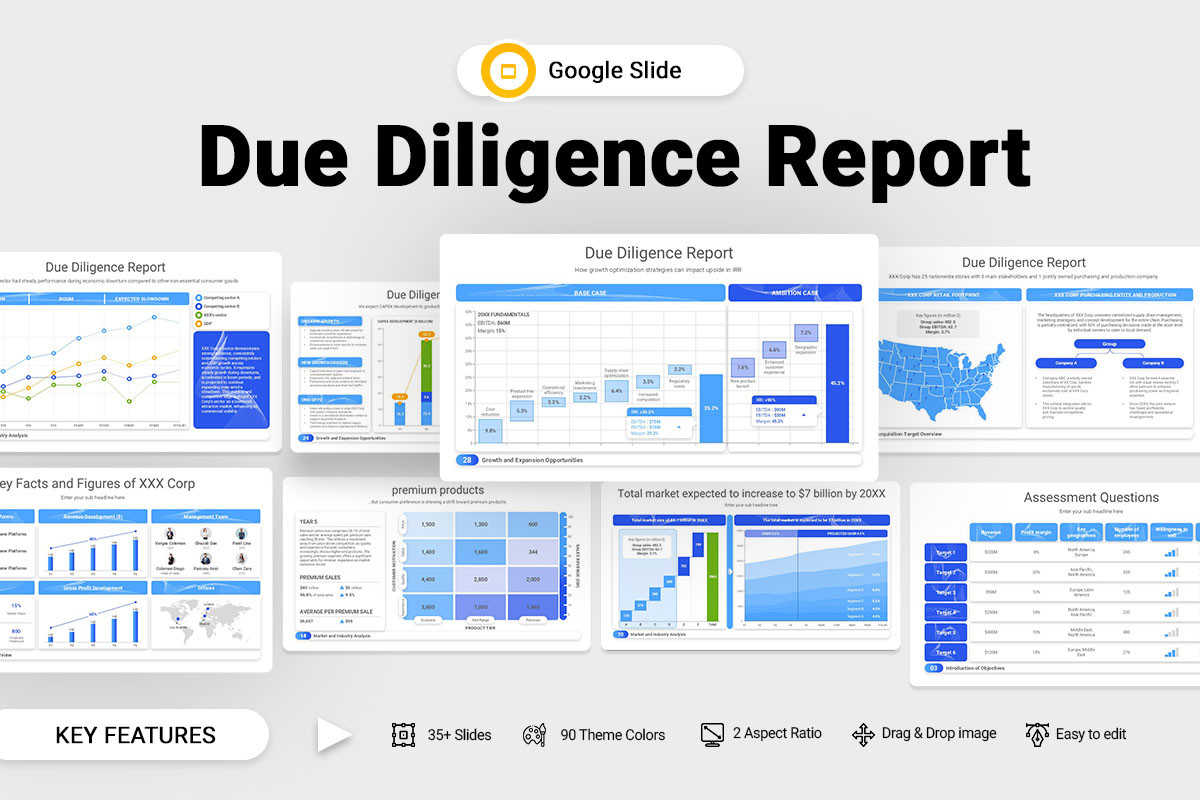 Due Diligence Report Google Slide Template | Nulivo Market
